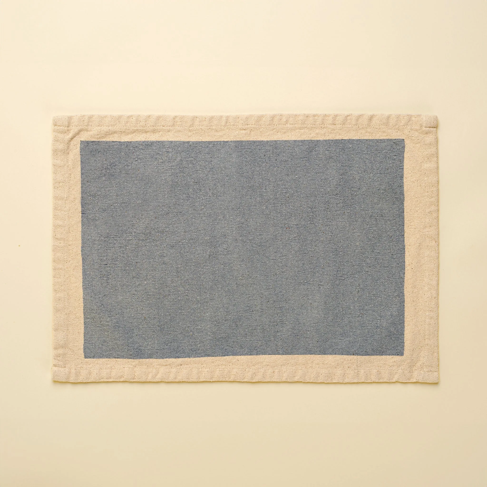 Canvas Placemats, Light Blue, set of 4 - nest & nook housewares